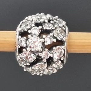 Pandora | Jewelry | Pandora Sparkling Round Open Work Charm | Poshmark